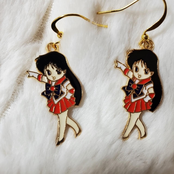 Jewelry | Sailor Moon Sailor Mars Earrings | Poshmark